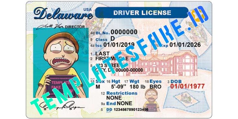 Driver's license - Templates Fake ID