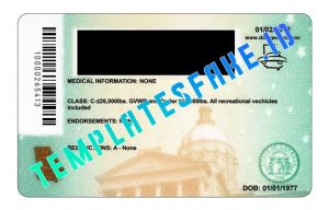 Georgia DL - Templates Fake ID