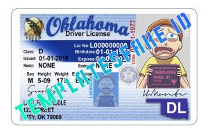 Oklahoma DL - Templates Fake ID
