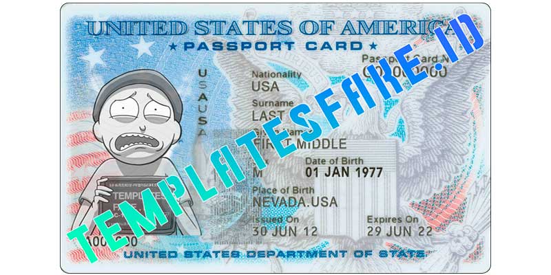 Identity document - Templates Fake ID
