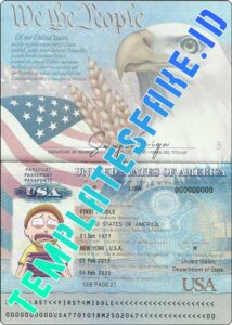 USA Passport - Templates Fake ID